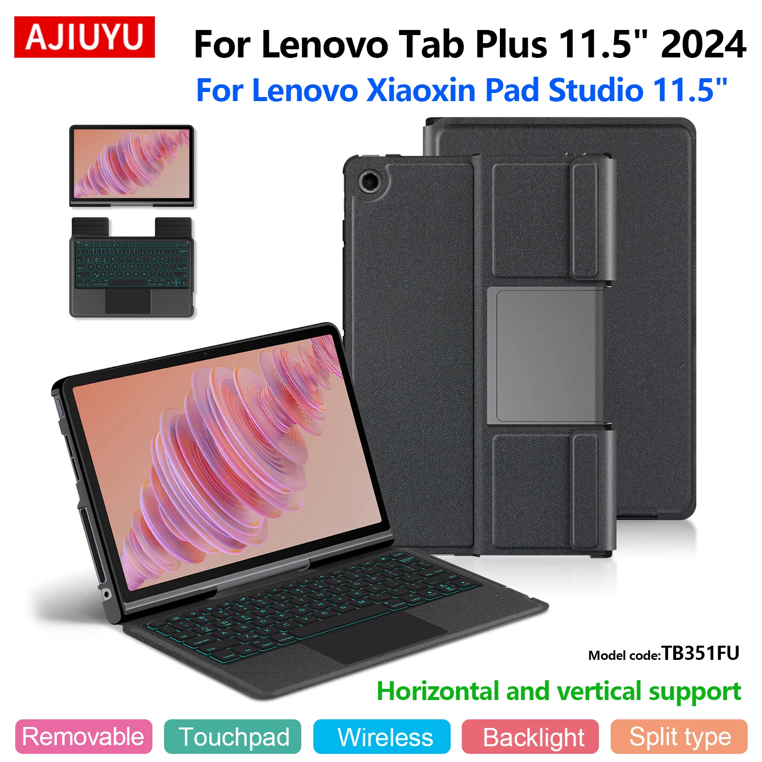 Keyboard For Lenovo Tab Plus 11.5 Inch 2024 Xiaoxin Pad Studio 11.5 ...