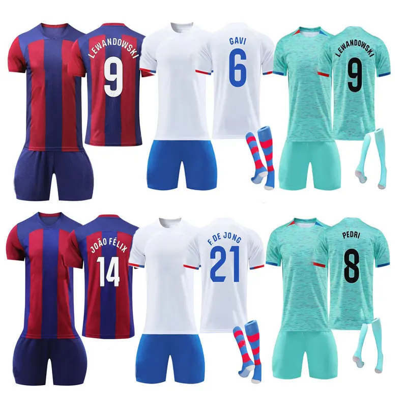 New-Summer-Boys-and-Girls-Football-Suit-Sportswear-Children-s-Football ...