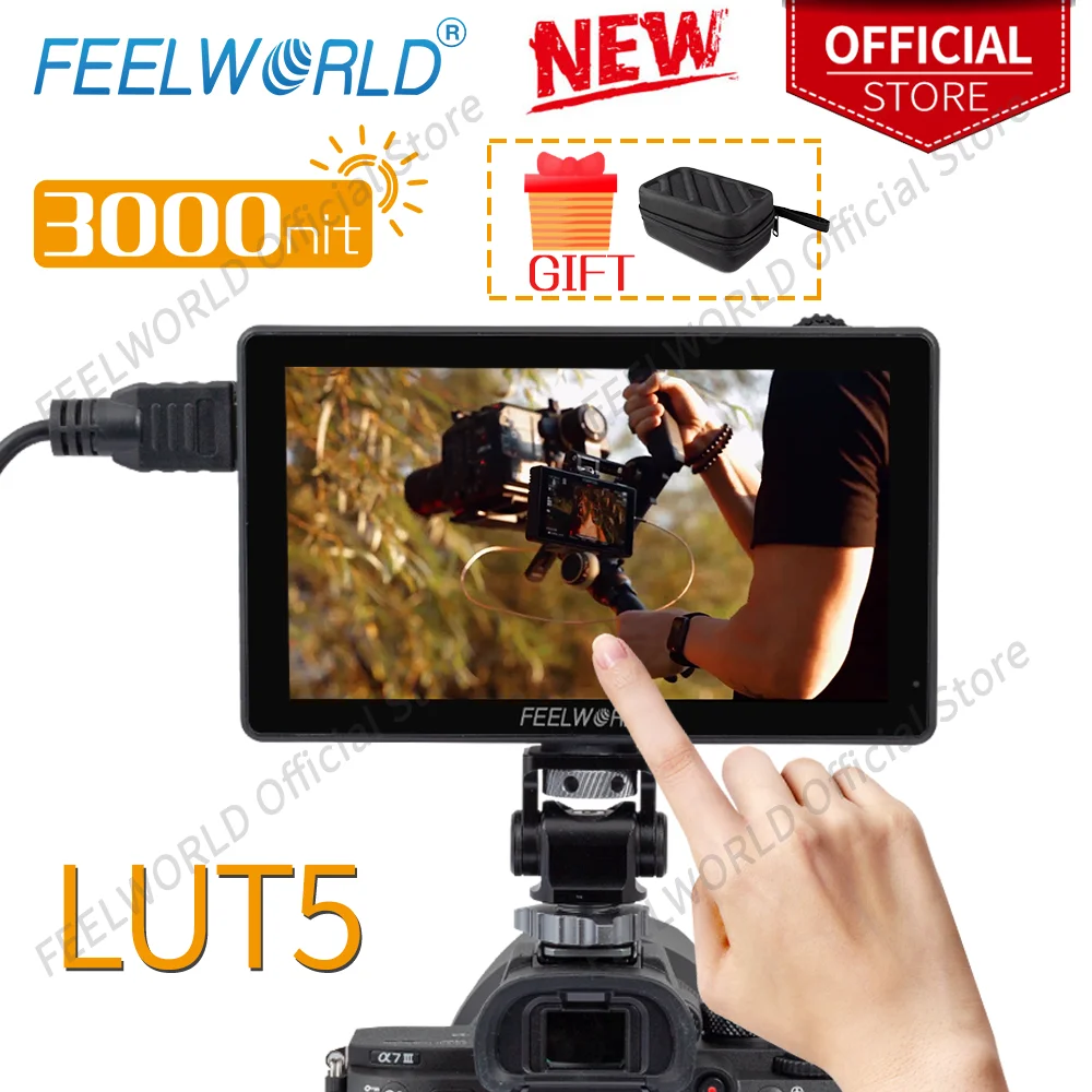 FEELWORLD-LUT5-5-5-Inch-3000nit-Ultra-High-Bright-4K-HDMI-Input-Output ...