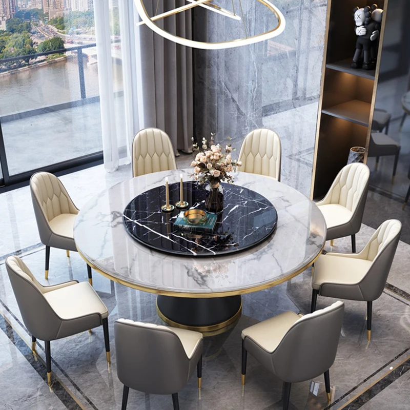 Light-Luxury-Dining-Table-Chair-Combination-Modern-Console-Simple-Home ...