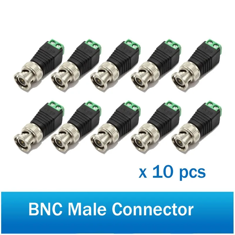 10pcs-Male-Metal-BNC-Connector-with-DC-Connector-Plug-Screw-Terminal ...