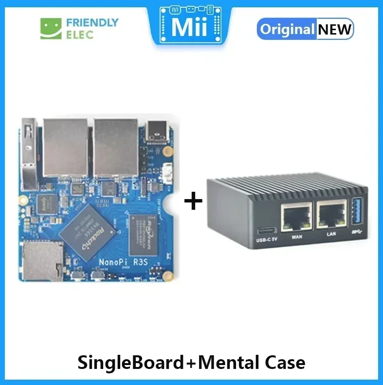 Iot Gateway Nas Router Portatile NanoPi R3S FriendlyElec - Dual Gbps ...