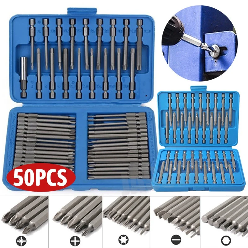 8/36/50 pces multi função torx estrela hex spline fenda chave de fenda ...