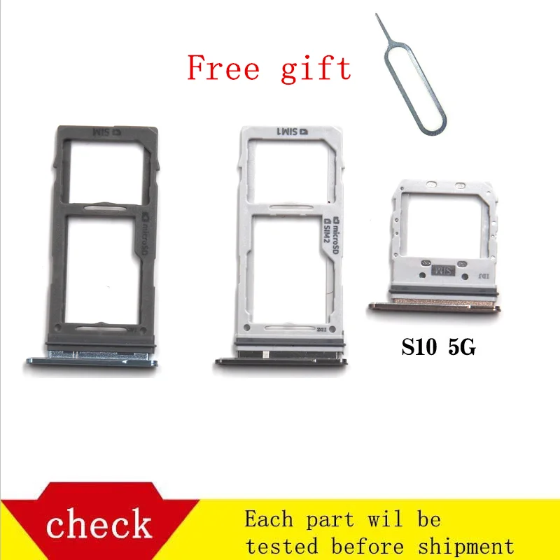 For-Samsung-Galaxy-S10E-S10-5G-version-G977N-SIM-Card-Tray-Sim-Card ...