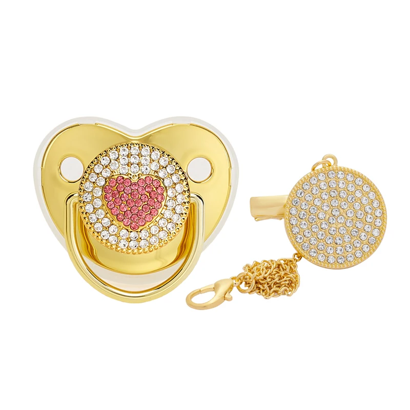Gold Pacifier Clipart