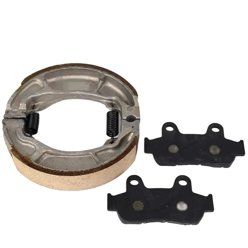Motorcycle-Front-Disc-Brake-Pads-Set-Rear-Drum-Brake-Shoe-For-Honda ...
