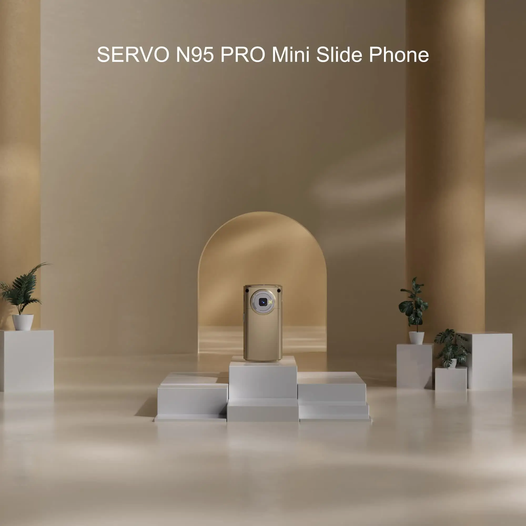 SERVO N95 PRO Mini Slider Мобильный телефон 2,0 "дисплей GSM 2 SIM-карты Speed Dial Magic Voice ...