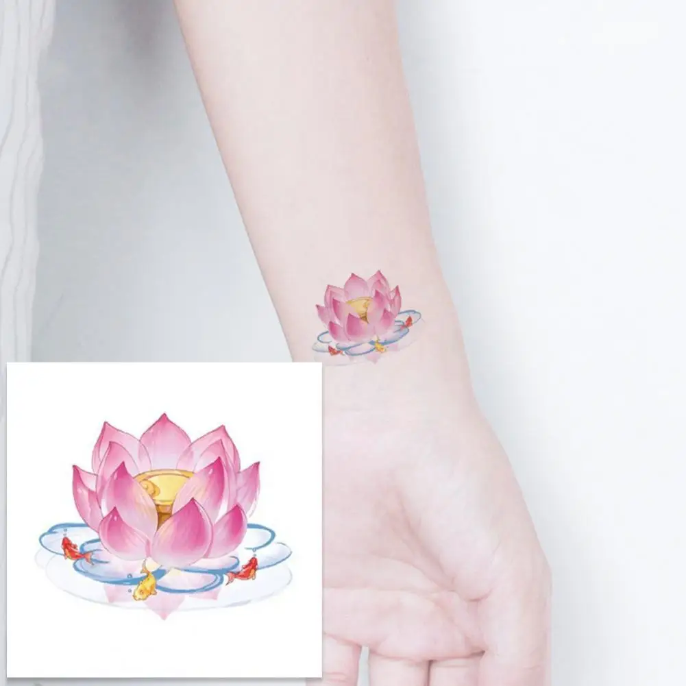 Trendy-Useful-Shoulder-Feet-Legs-Blossoms-Tattoo-Sticker-Paper-Fake ...