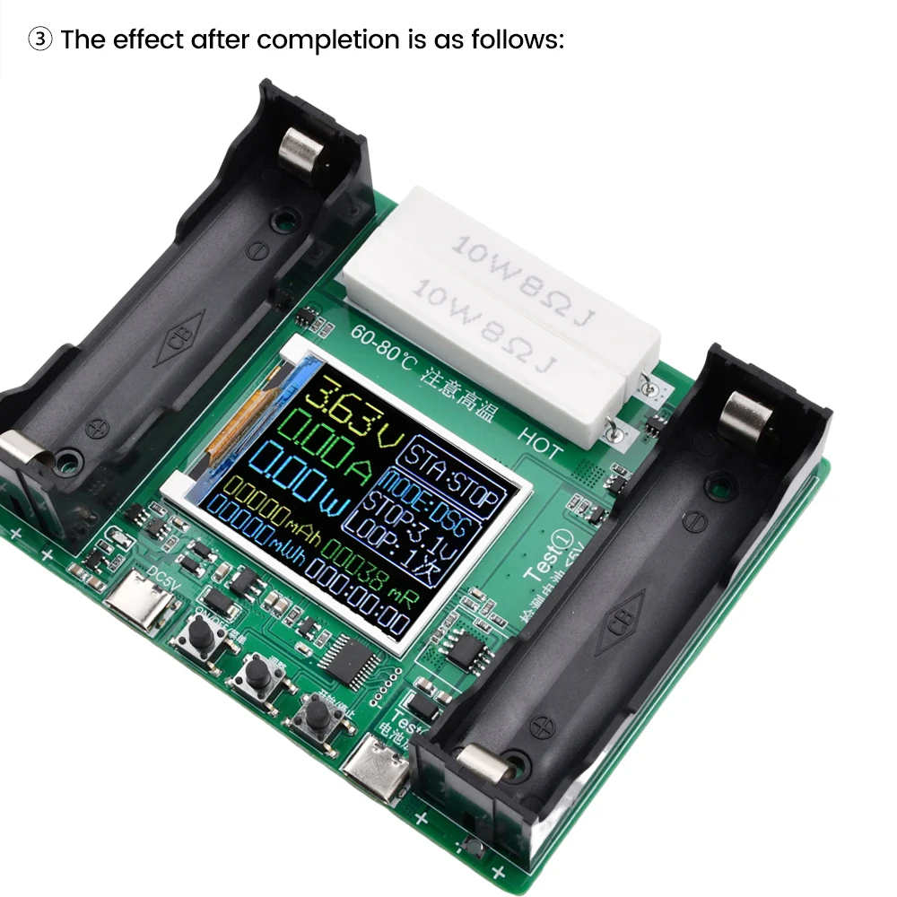 Type-C-18650-Lithium-Battery-Capacity-Tester-Module-High-Precision-LCD ...