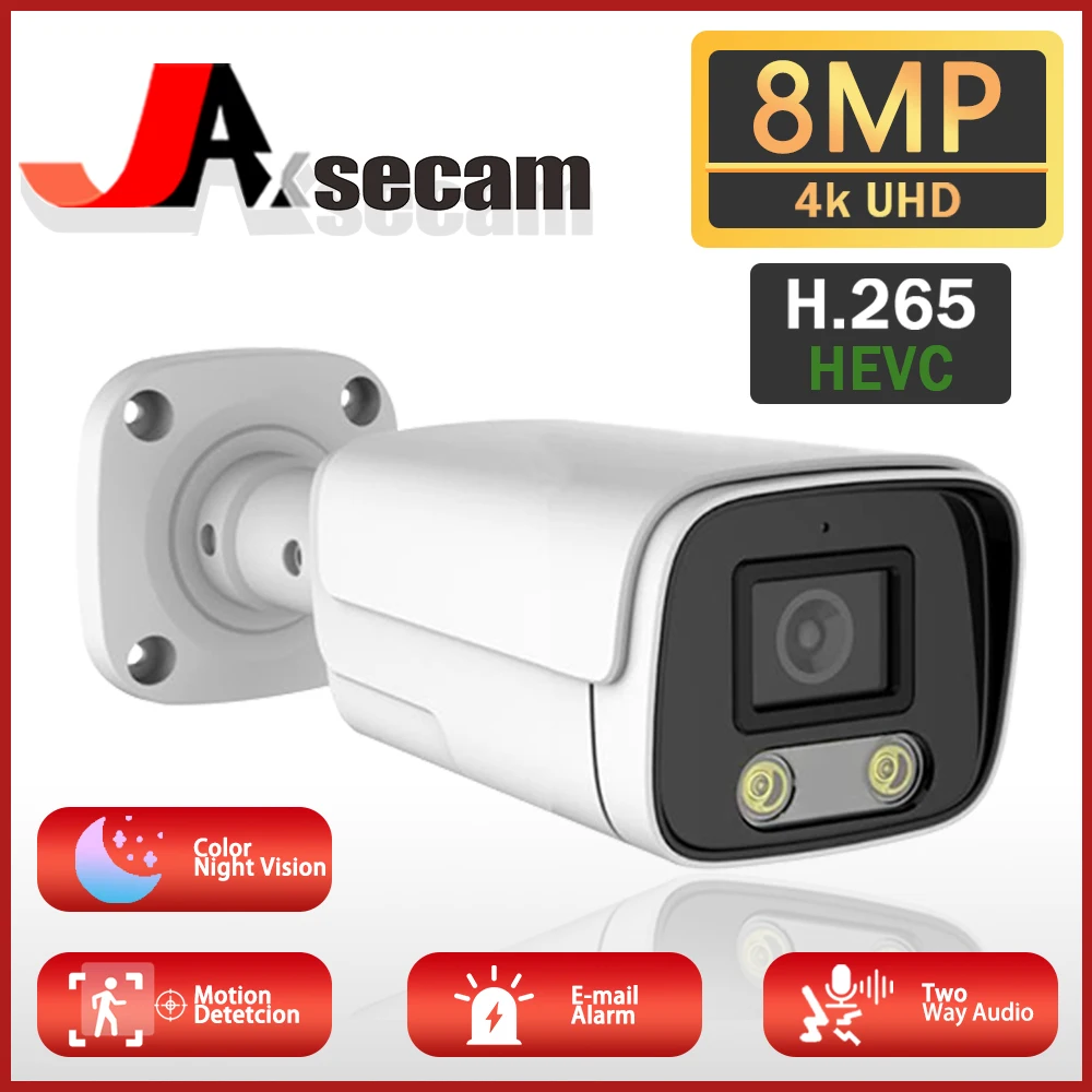 4K-8MP-POE-IP-Camera-Bidirectional-Voice-POE-H-265-IP66-Waterproof-CCTV ...