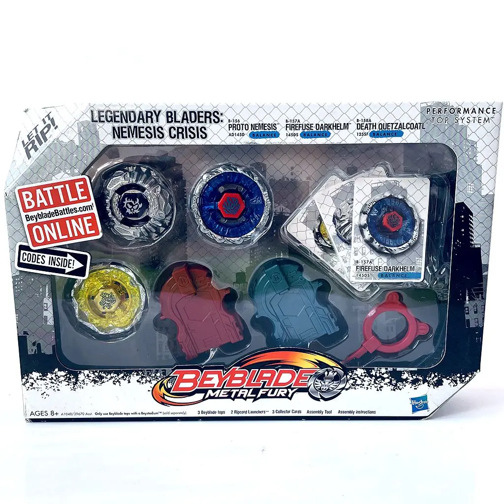 Beyblade Metal Fury Legendary Bladers Beys