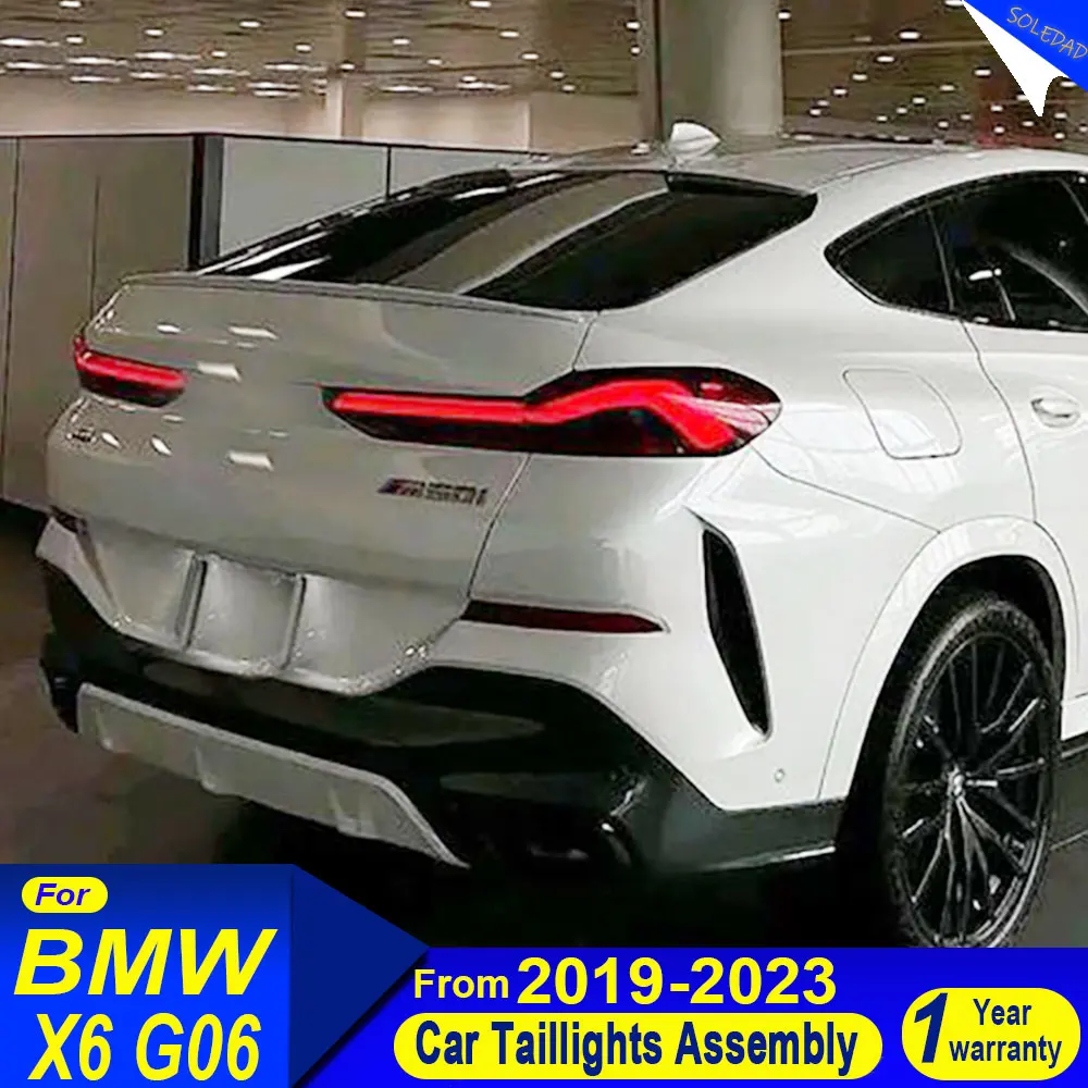 Car For BMW X6 G06 LED Taillights Assembly 2019-2023 Modified Rear ...