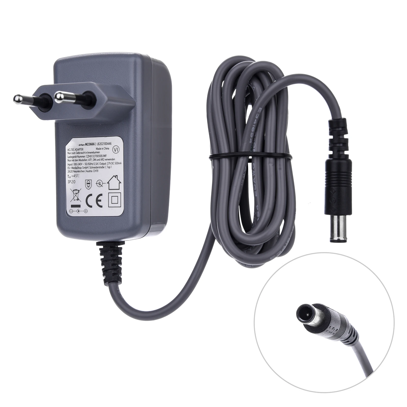 AC Adapter Floorcare Charger 27V 0.5A for Gtech AIRRAM MK1 MK2 MULTI ...