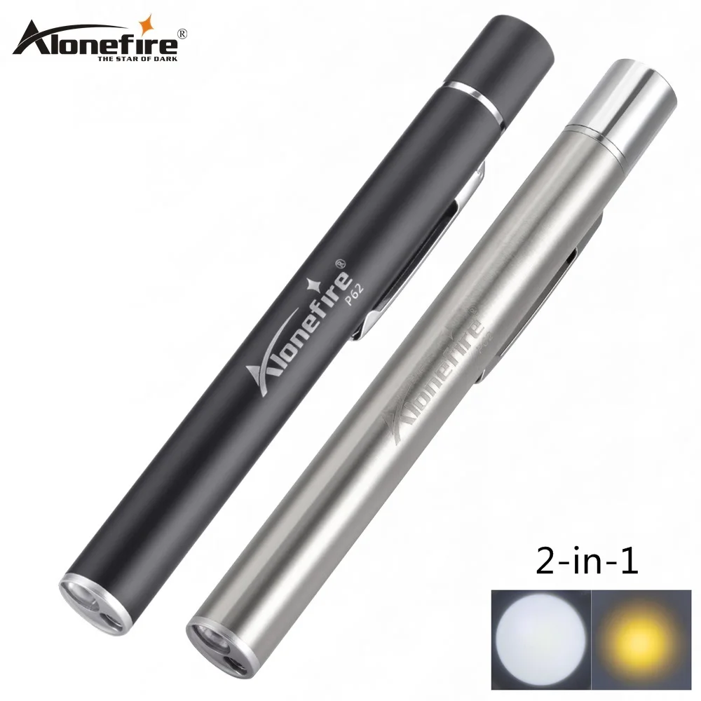 Alonefire-P62-Rechargeable-LED-Flashlight-Pen-Light-Mini-Torch-Cool-USB ...