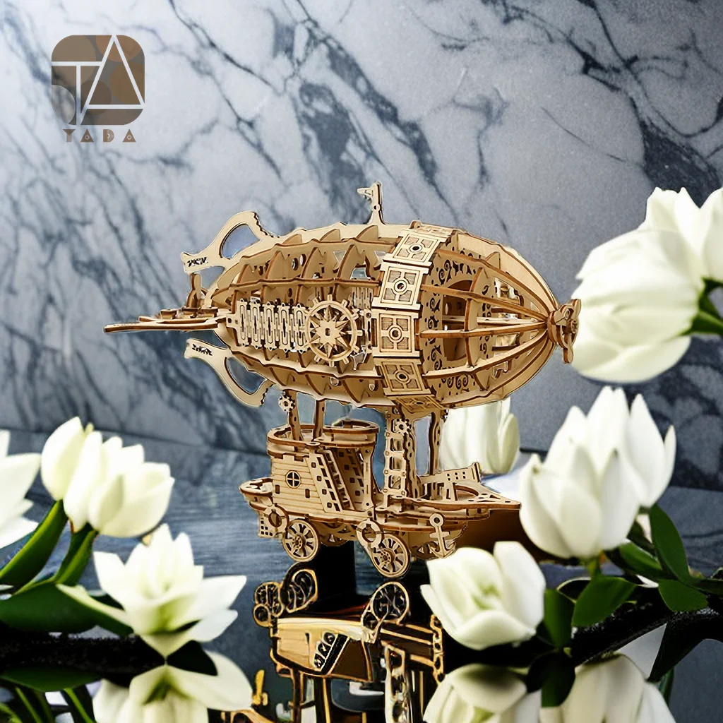 Tada-Creative-Airship-Model-DIY-3D-Wooden-Puzzle-Building-Block-Kits ...
