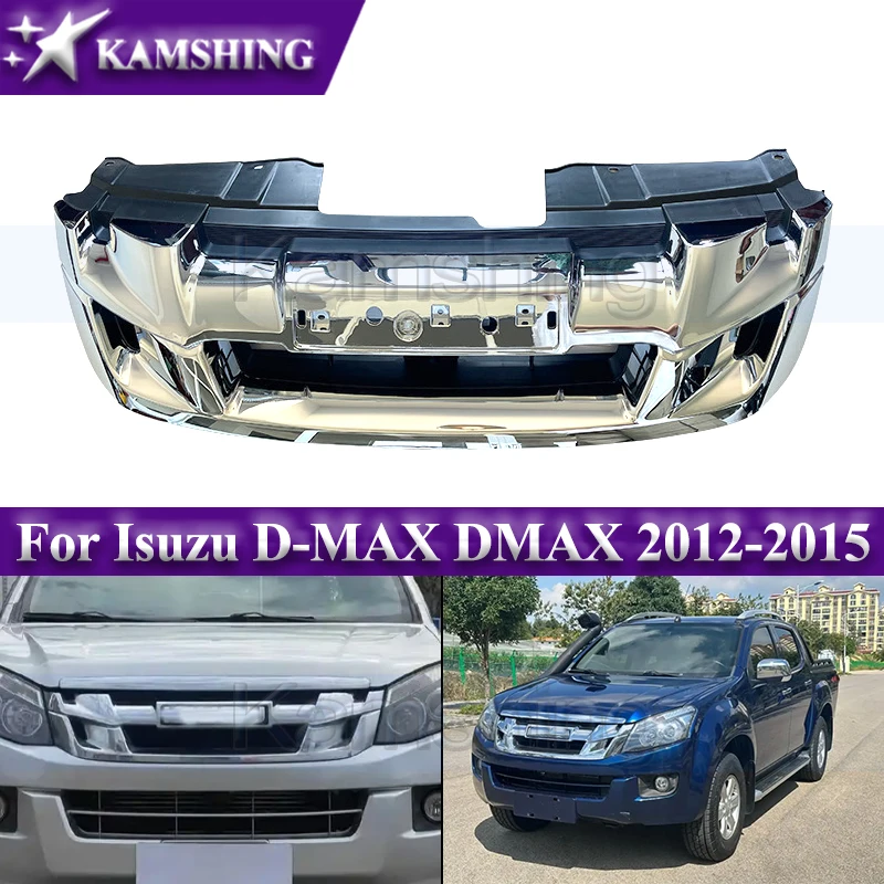 Kamshing Front Bumper Grille Mask Radiator Grill For Isuzu D-MAX DMAX ...