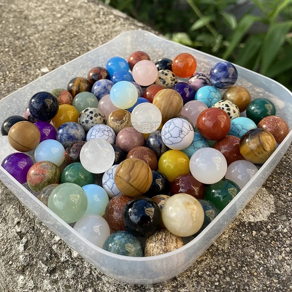 S101-16mm-Crystal-Ball-Natural-Stone-Sphere-Pocket-Gemstone-Reiki ...