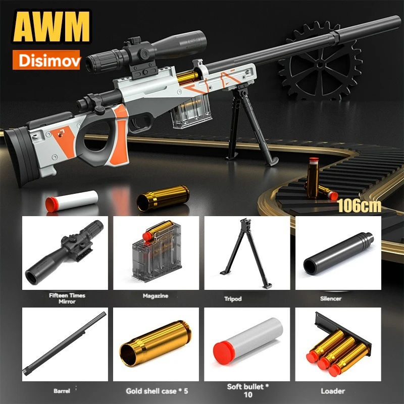 M24 AWM Water Bullet Toy Gun Manual Sniper Rifle Modelo Para - nyagah.co.ke