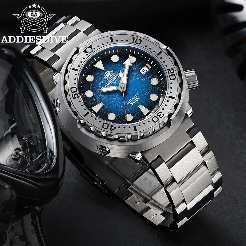 ADDIESDIVE New Diver Watch NH35 Automatic Mechanical Watches For Men ...