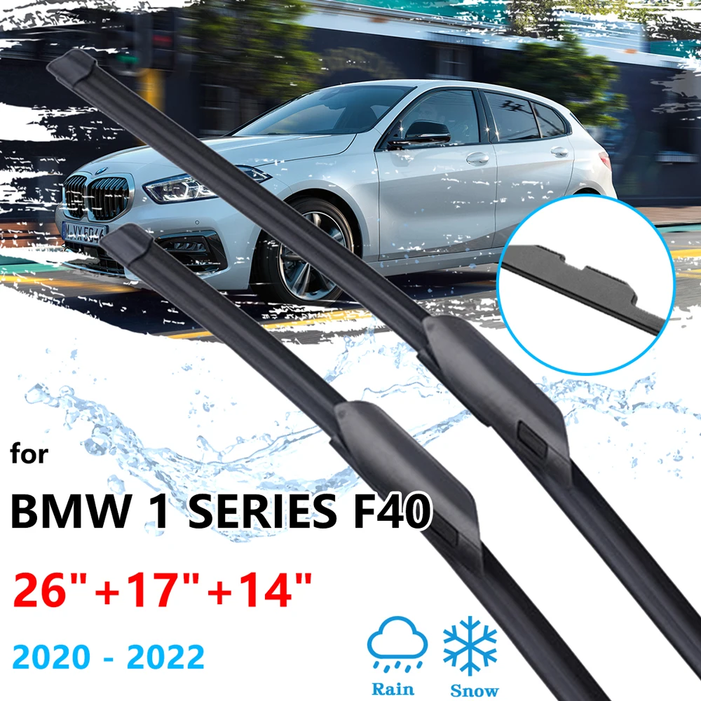 For-BMW-1-Series-F40-2020-2021-2022-Front-Rear-Wiper-Blades-Set-Brushes ...