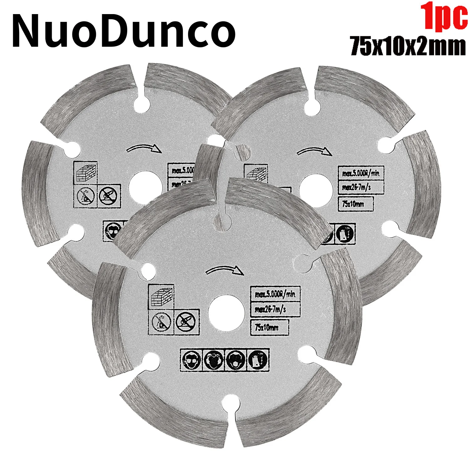 NuoDunco-3-inch-Diamond-Cutting-Blad-75mm-Stone-Cutting-Disc-Mini ...