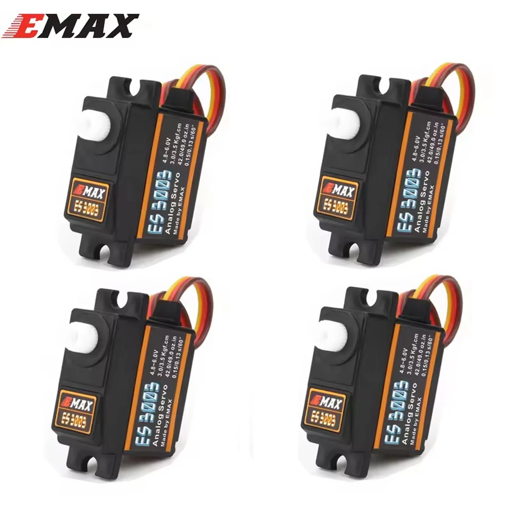 EMAX ES3003 17g 3.5kg Plastic Metal Gear Analog Servo For RC F3A 3D ...