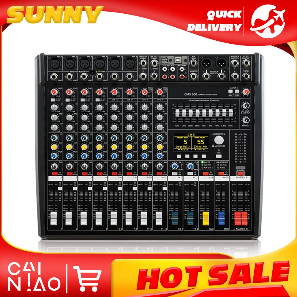 Professional-CMS600-3-CMS-600-3-Compact-8-input-channel-mixing-system-mixer-intuitivo-da ...
