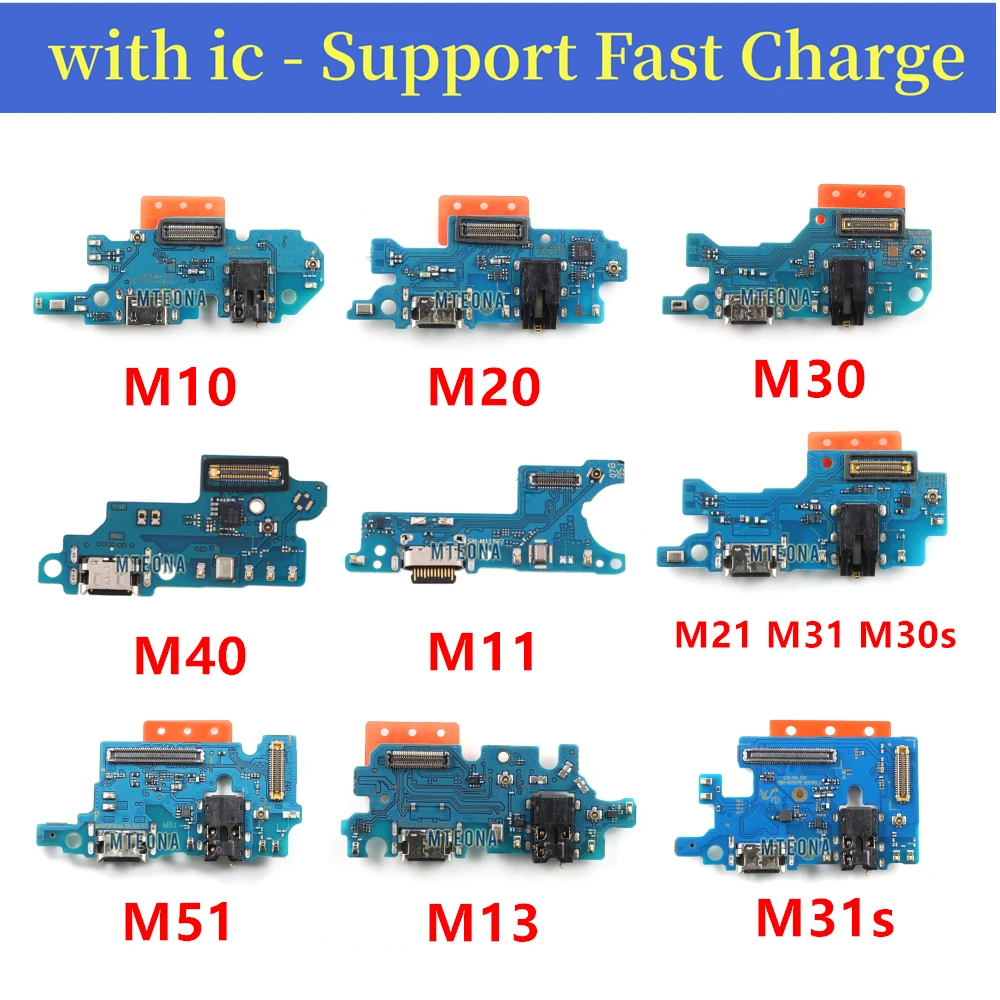 Conector-de-base-de-carga-para-Samsung-Galaxy-Cable-flexible-M10-M11 ...