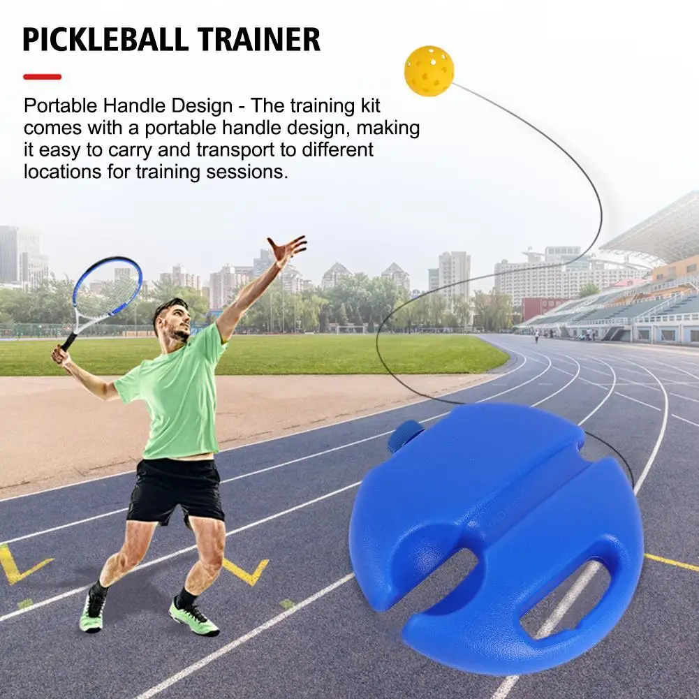 Single-Player-Pickleball-Practice-Tool-with-40-Holes-Outdoor-Pickleball ...