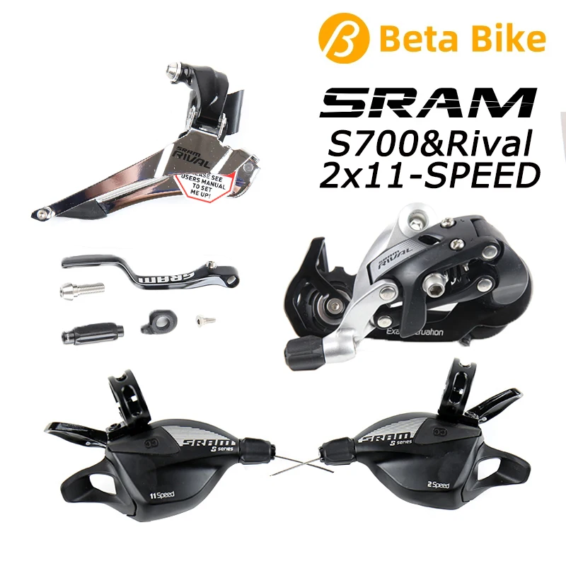 SRAM-Rival-2x11-speed-Road-Bike-Groupset-S700-left-and-Right-Trigger ...
