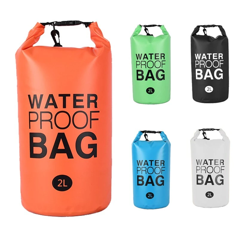 2 Liter Waterproof Dry Bag Storage Swimming Kayak River Hiking Float ...