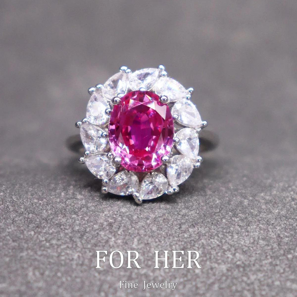 Anillo-de-lujo-de-zafiro-rosa-de-alta-calidad-con-piedras-preciosas-de ...