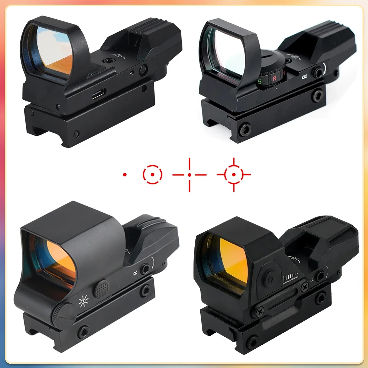 Red-Dot-Sight-Tactical-Reflex-Scopes-Glock-Red-Dot-Airsoft-Sight ...