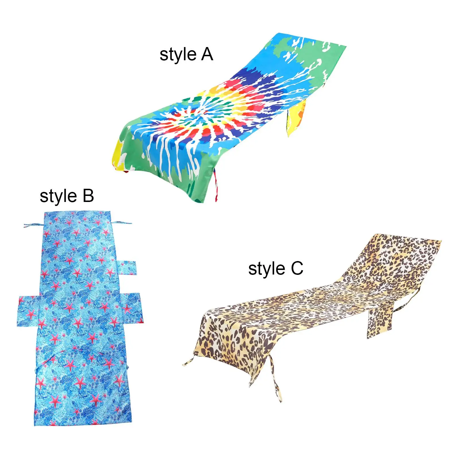 Beach-Chair-Cover-with-Pockets-Sunbed-Cover-Protection-Waterproof ...