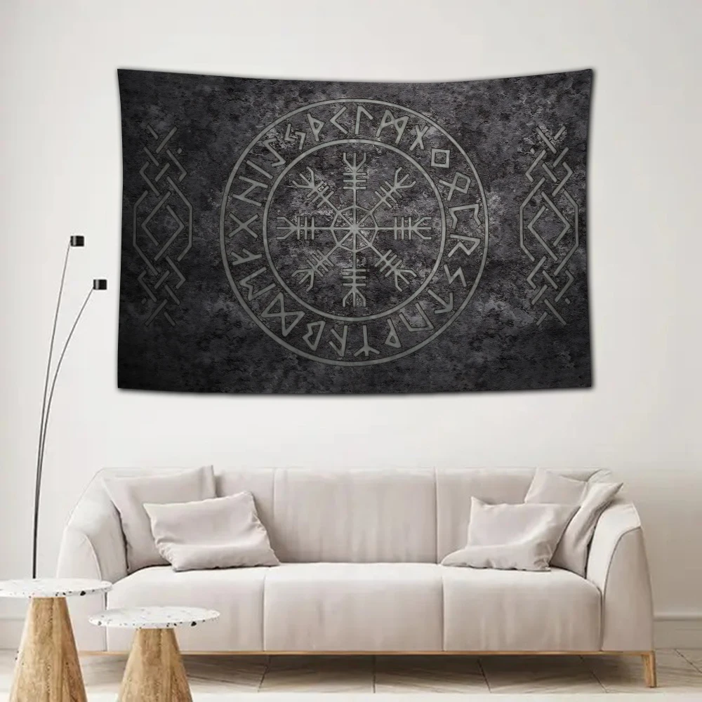 The-Vikings-Norse-Runes-Room-Decoration-Wallpaper-Tapestry-Wall-Art ...