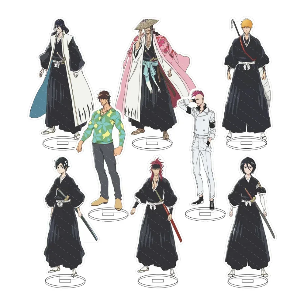 Anime BLEACH Figure Stand Acrylic Stands Kurosaki Ichigo Urahara Kisuke ...
