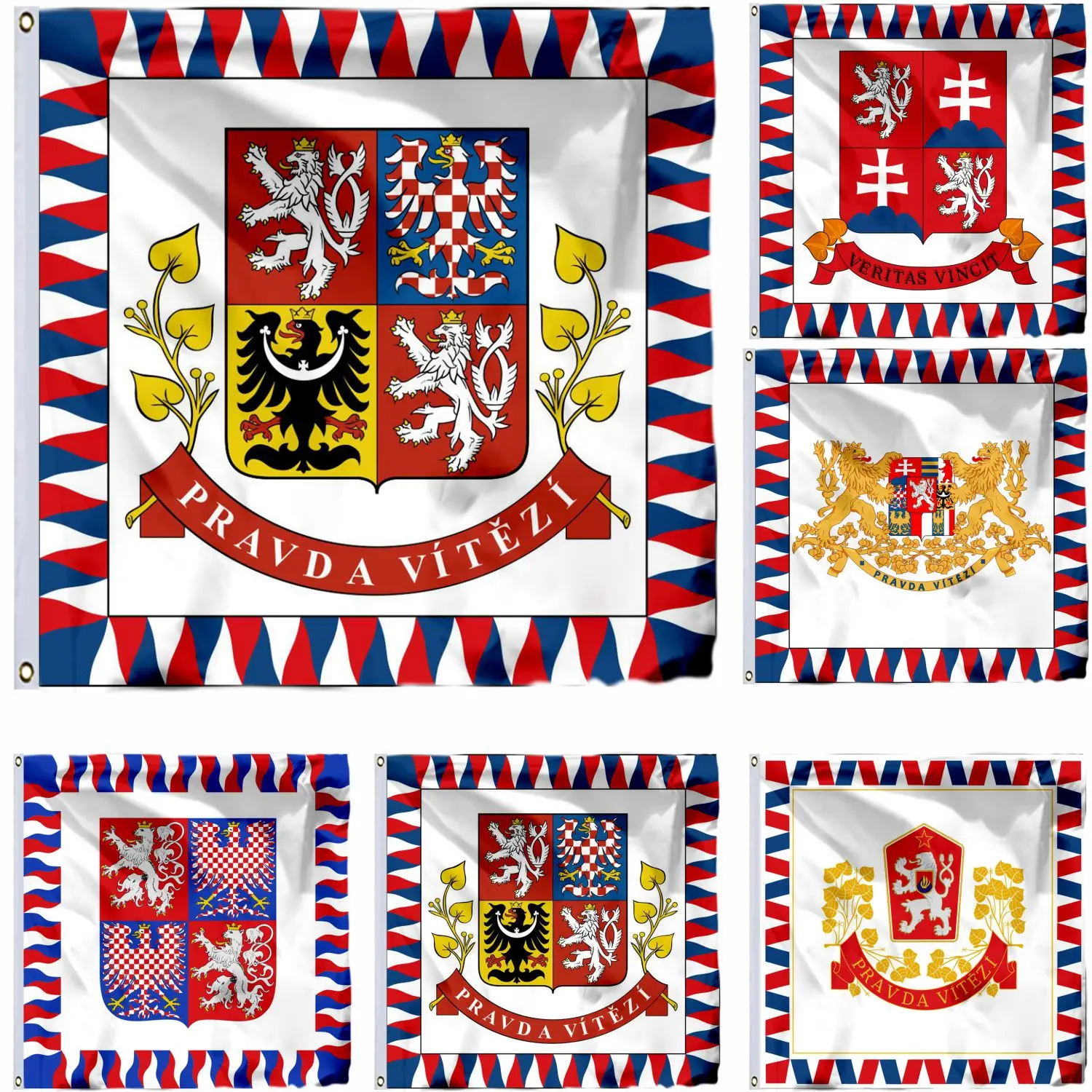 Moravia | Banner | Flag - Flag 4x4ft 120x120cm Banner 21x21cm Polyester ...