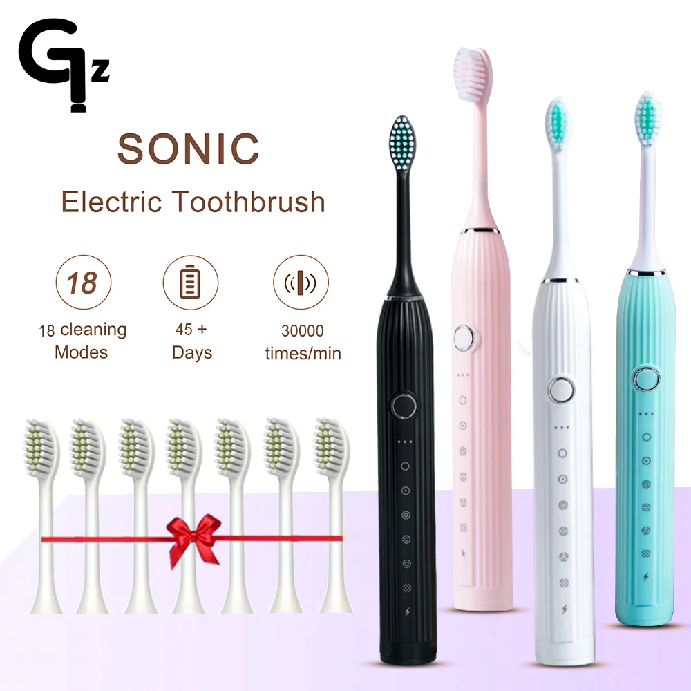 GeZhou-N105-Sonic-Electric-Toothbrush-Adult-Timer-Brush-USB-Rechargeable-Electric-Tooth-Brushes ...