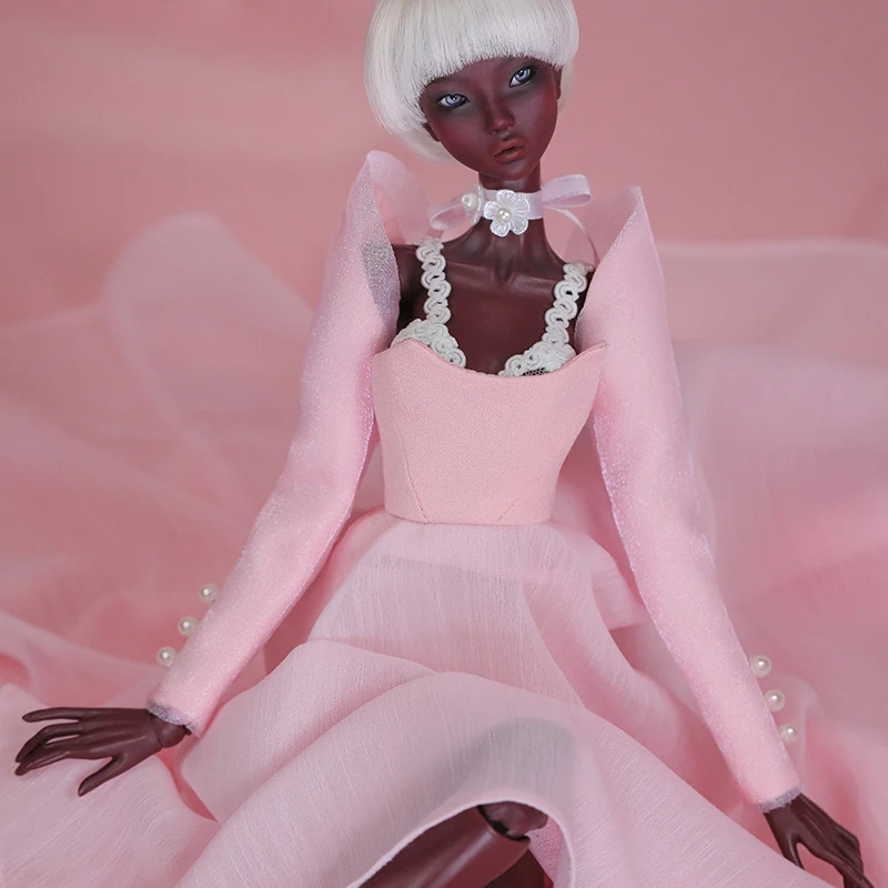 Kate BJD Doll 1/4 ShugaFairy Tan Skin Color Fullset Pink Outfit High ...