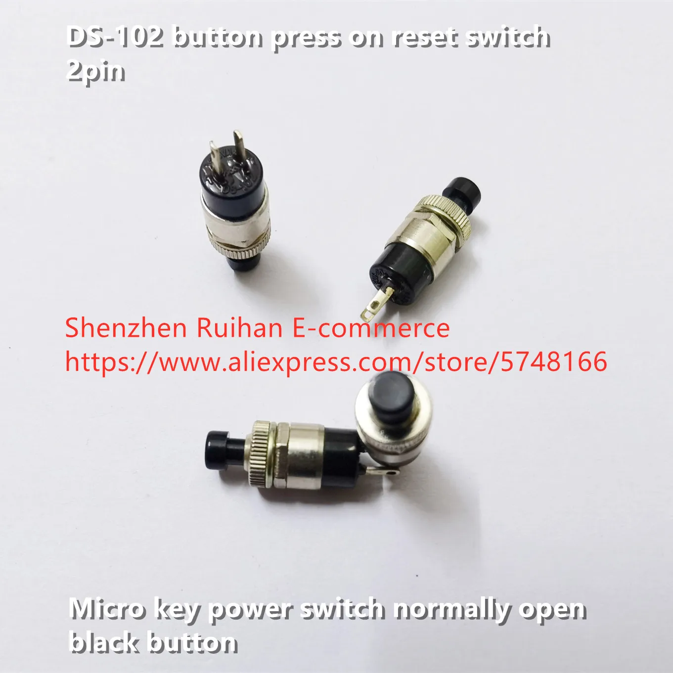 Original-new-100-DS-102-button-press-on-reset-switch-2pin-micro-key ...