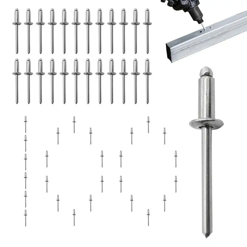 Aluminum-Alloy-Rivets-100pcs-Aluminum-Open-End-Rivets-Heavy-Duty-Multi ...