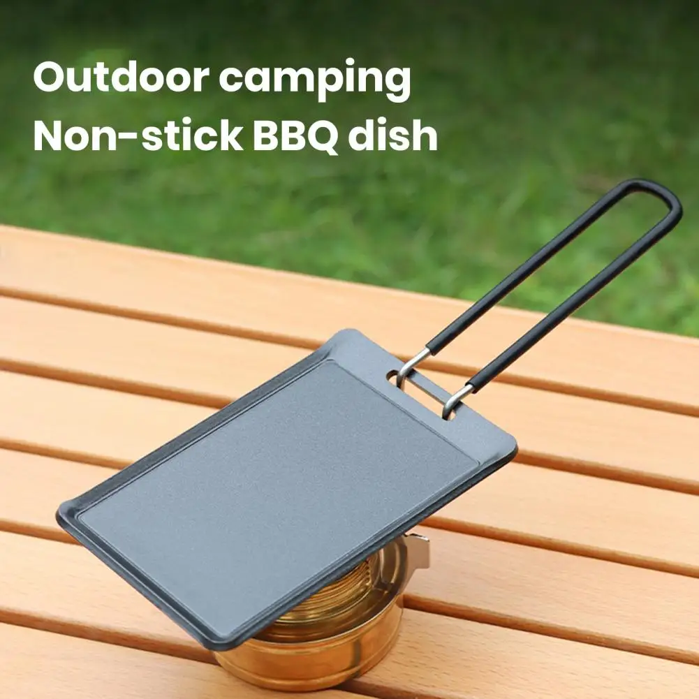 Portable-BBQ-Frying-Plate-Foldable-Outdoor-Camping-Cookware-Picnic ...