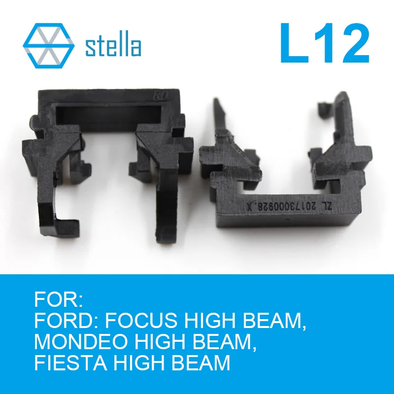 Stella 2pcs H1 LED headlight Holders/Adapters Lamp Base for FORD FOCUS ...