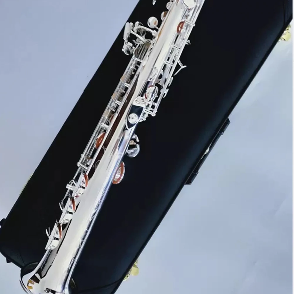 All-Silver-Treble-Saxophone-Shell-bot-o-banhado-a-ouro-tom-de-grau ...