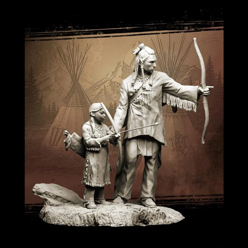 Resin-soldier-1-24-75MM-archery-lessons-ancient-forces-SOLDIER-STAND ...