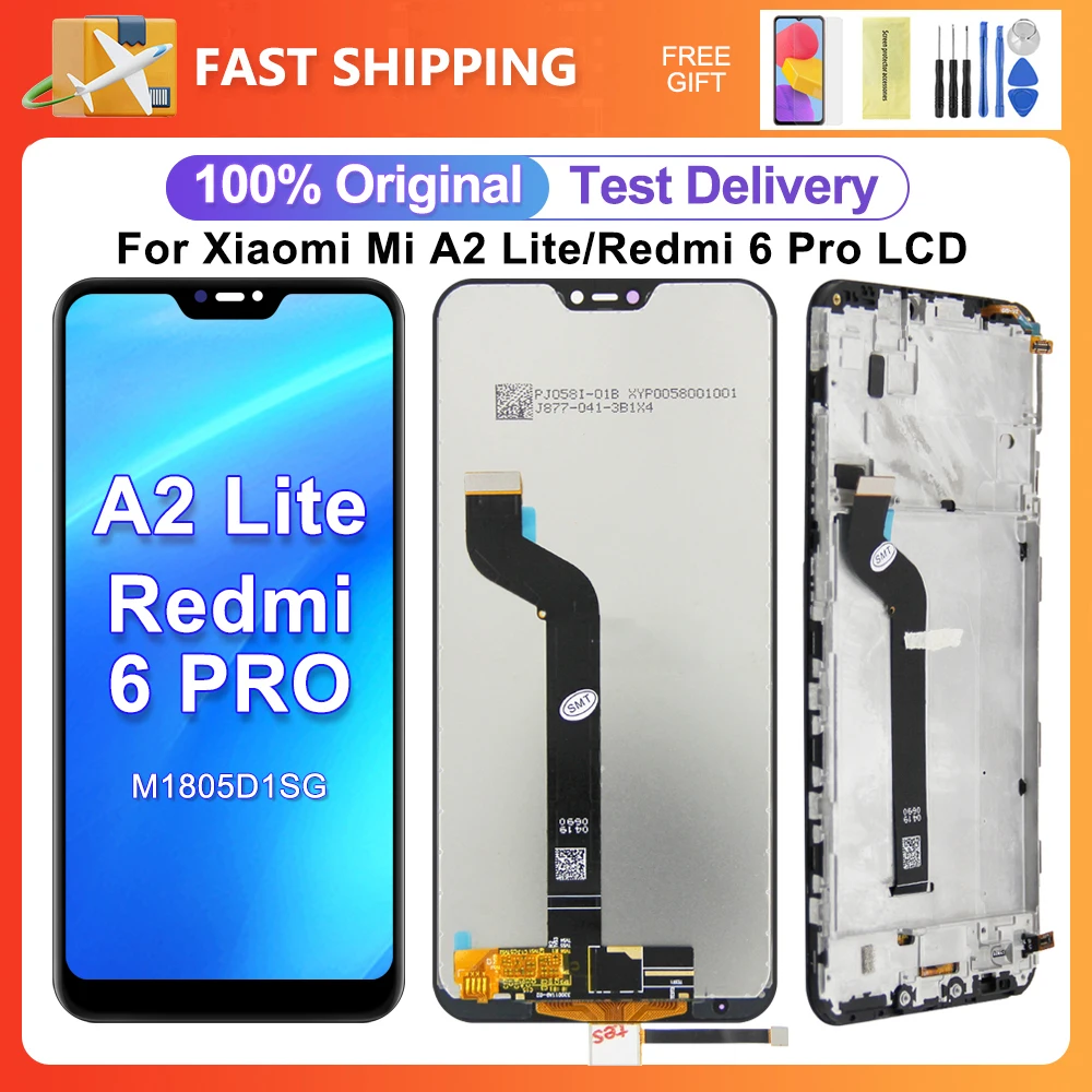 A2-Lite-5-84-Tela-Original-Para-Xiaomi-Mi-A2-Lite-Display-Touch-Screen ...