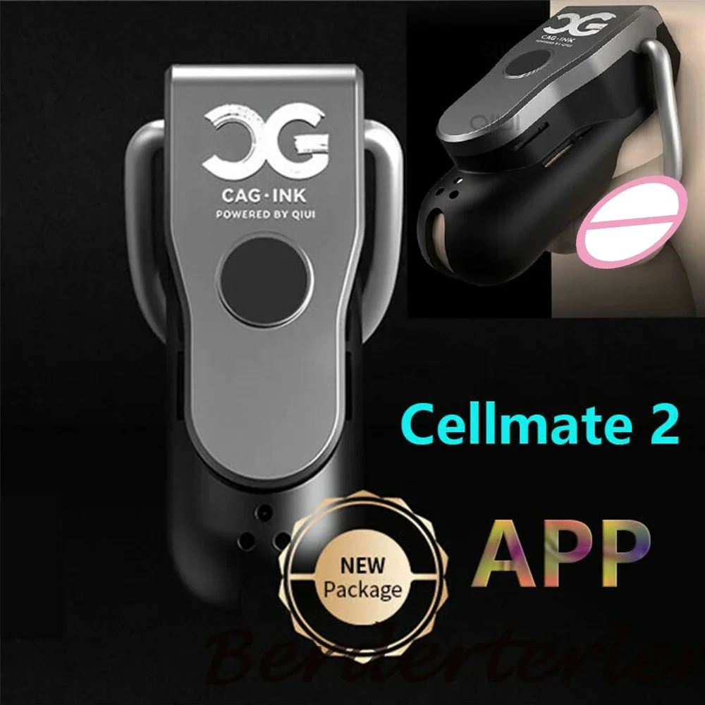 QIUI-Cellmate-2-Male-Remote-Control-Electric-Shock-Chastity-Lock-APP ...