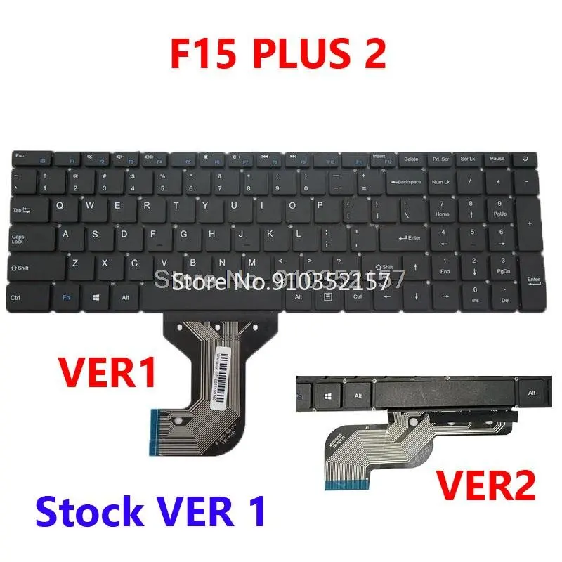 Laptop-Keyboard-For-Teclast-F15-Plus-2-English-US-Black-New-VER1-VER2 ...