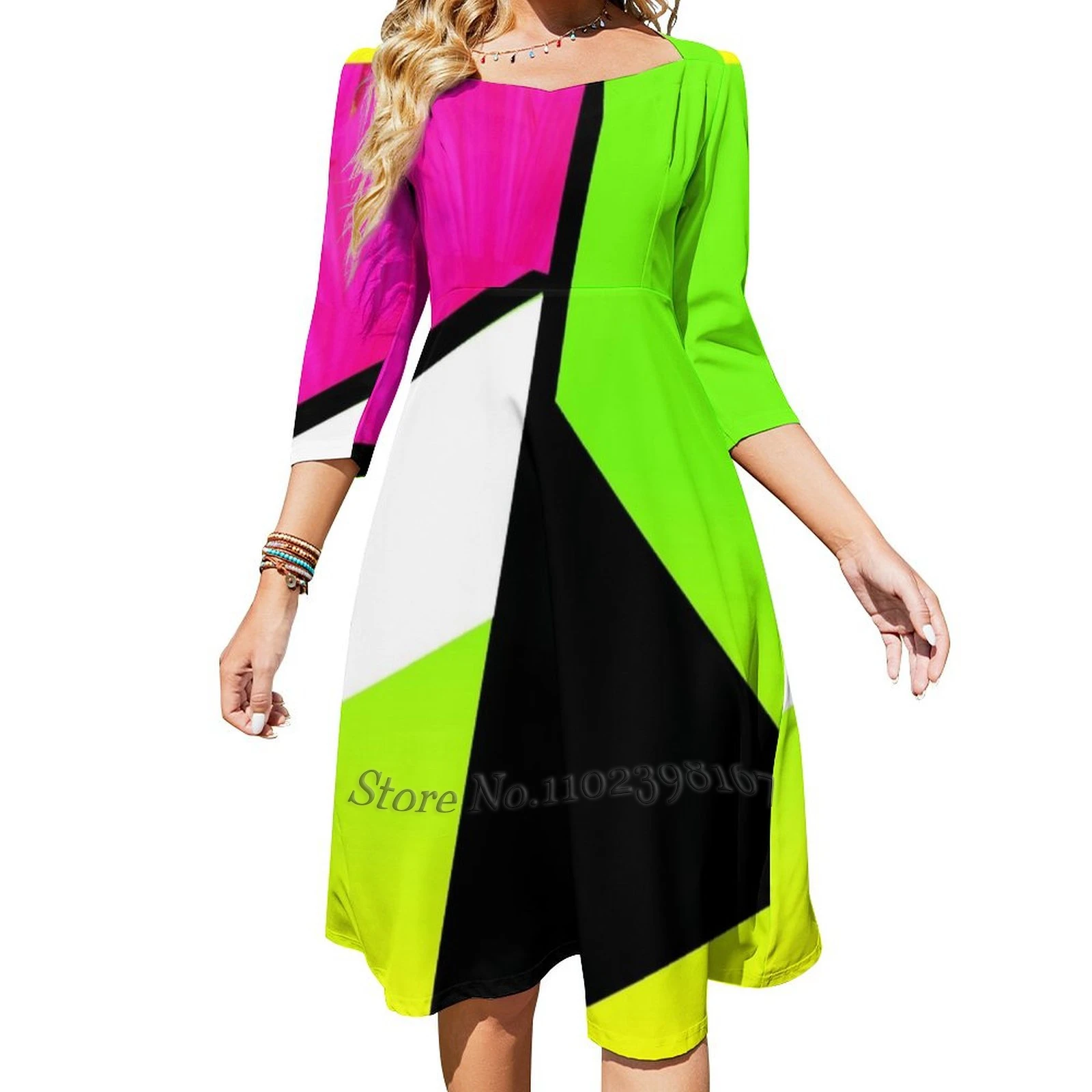 Neon Colored Party Dresses