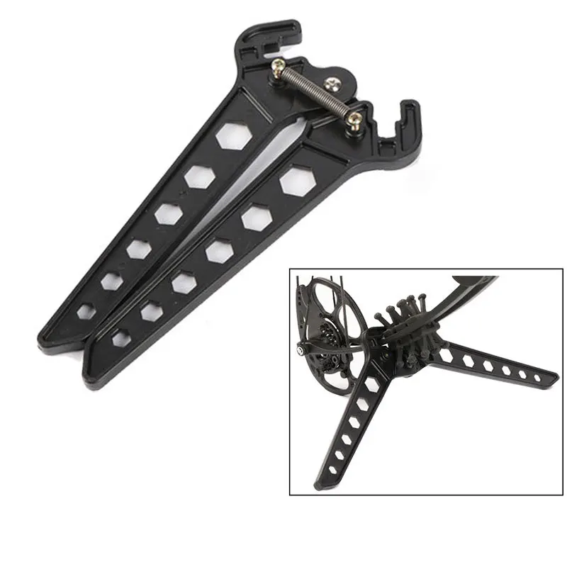 Recurve/Compound Bow Stand Holder Hunting Bow Bracket Kick Rack Support ...